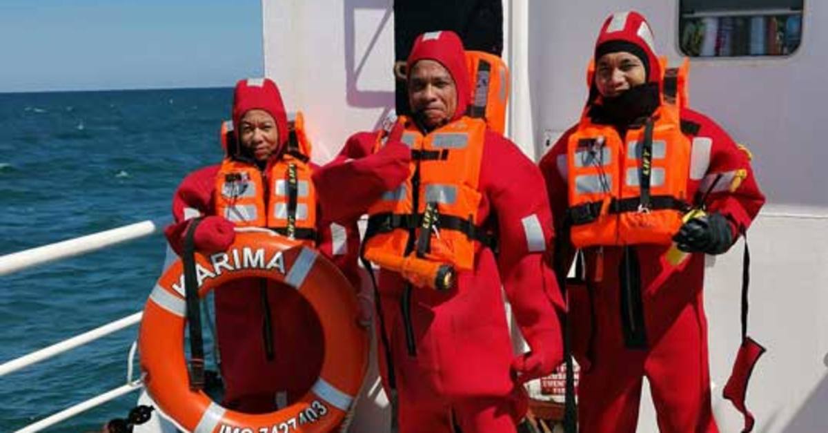 Muster safety competition gongs go to fishing and tanker crews