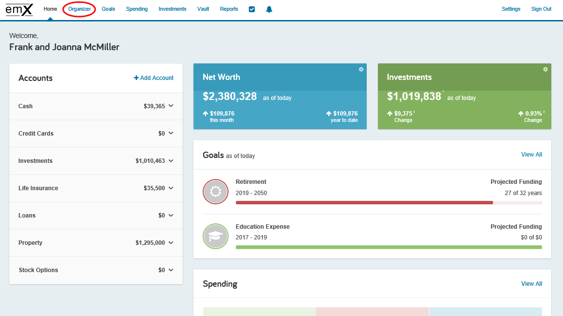 eMoney - Adding Accounts - Navalign