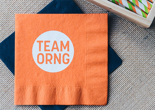 Custom Luncheon Napkin - Custom Dinner Napkin - Custom Beverage Napkin ...
