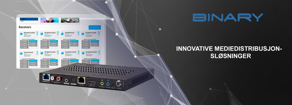 Binary AV over IP (MOIP) NCMS