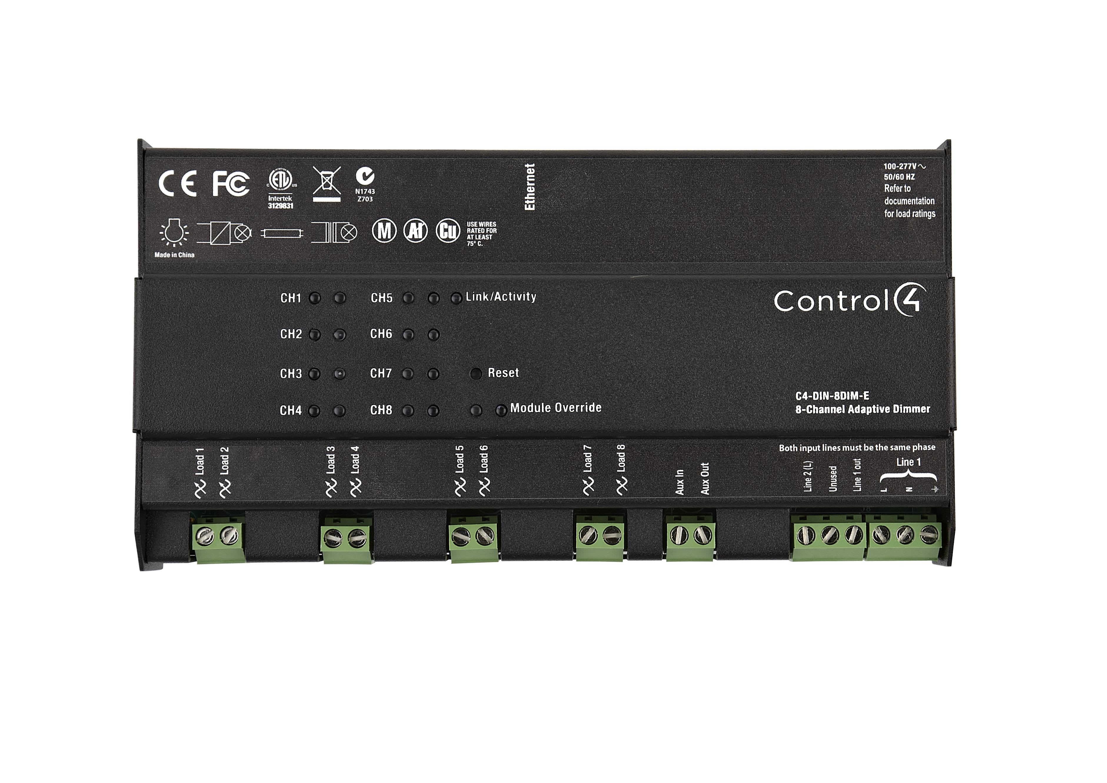 Control4 C4-DIN-8DIM-E NCMS