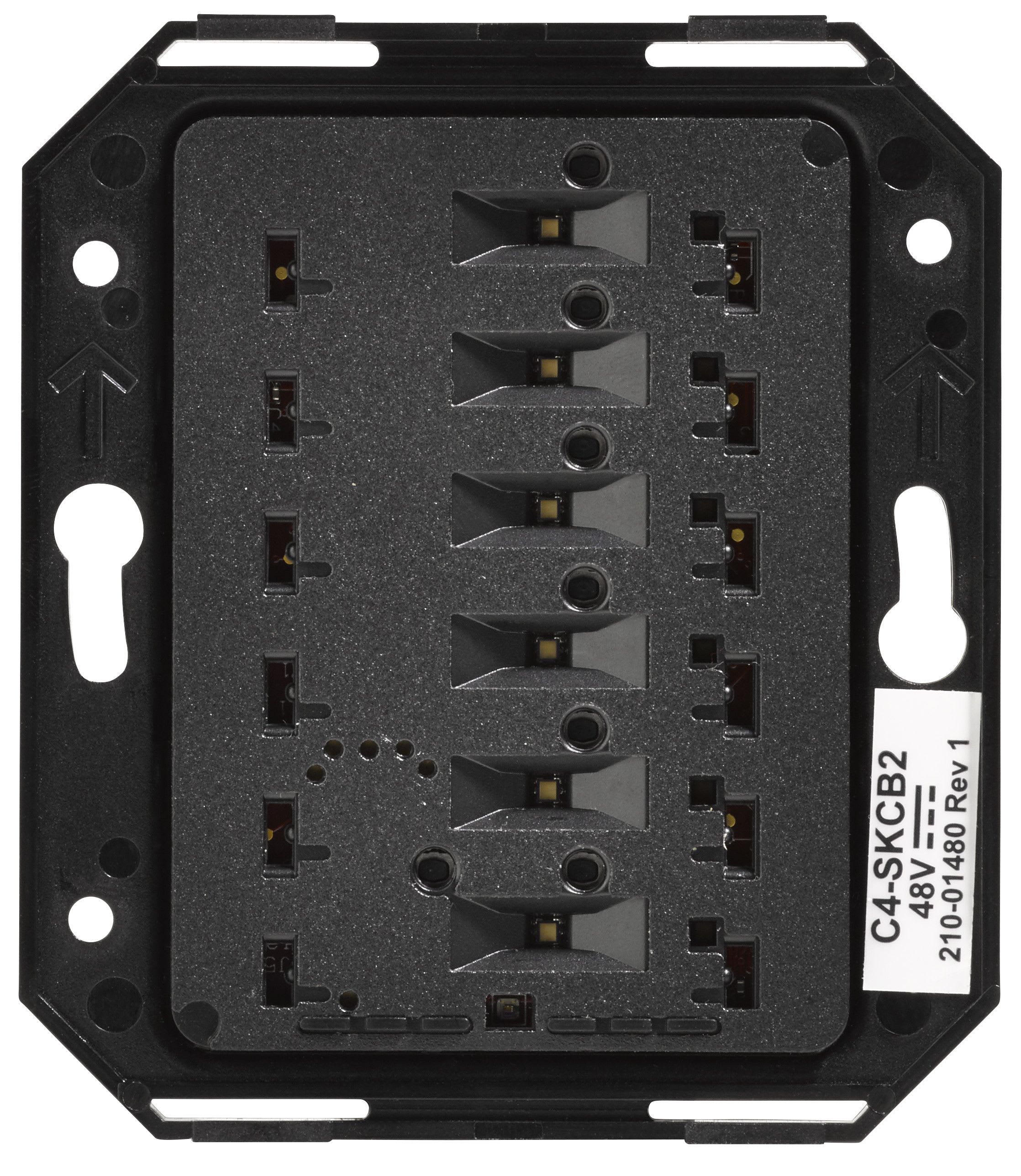 Control4 C4-SKCB2-N, Square Wired Configurable Keypad NCMS