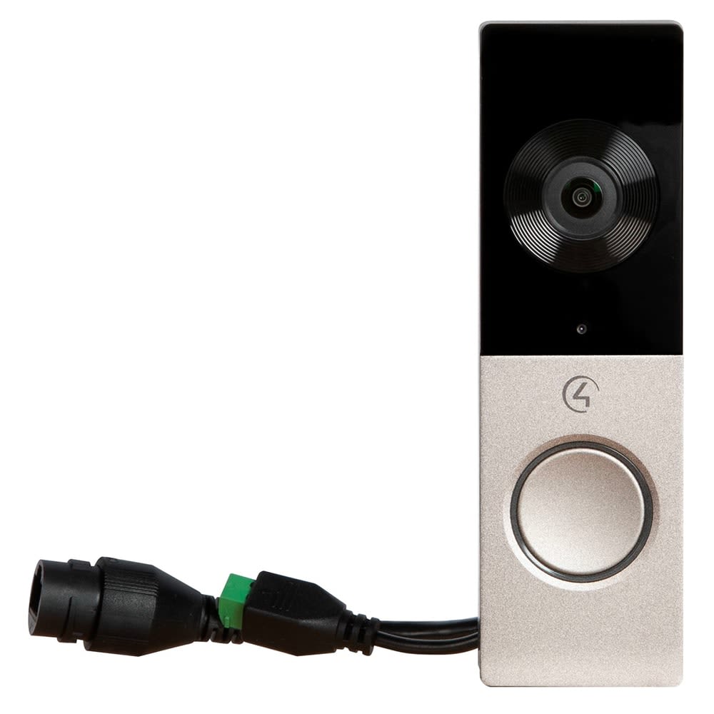 Control4 C4-VDB-E-SN, Chime Video Doorbell, PoE (Satin Nickel) NCMS