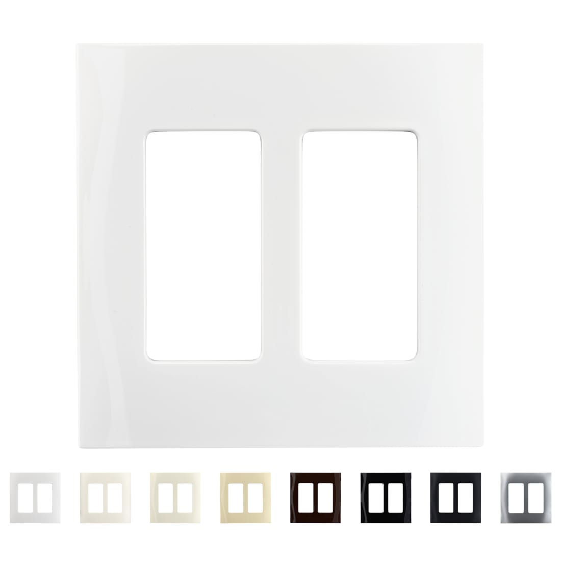 Control4 C4-FP2, DECORA dobbel ramme i plast NCMS