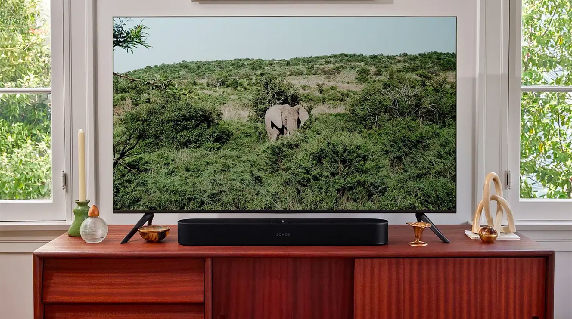 Sonos innlevelsespakke med BEAM gen.2, SUB mini og ERA 100 i sort NCMS