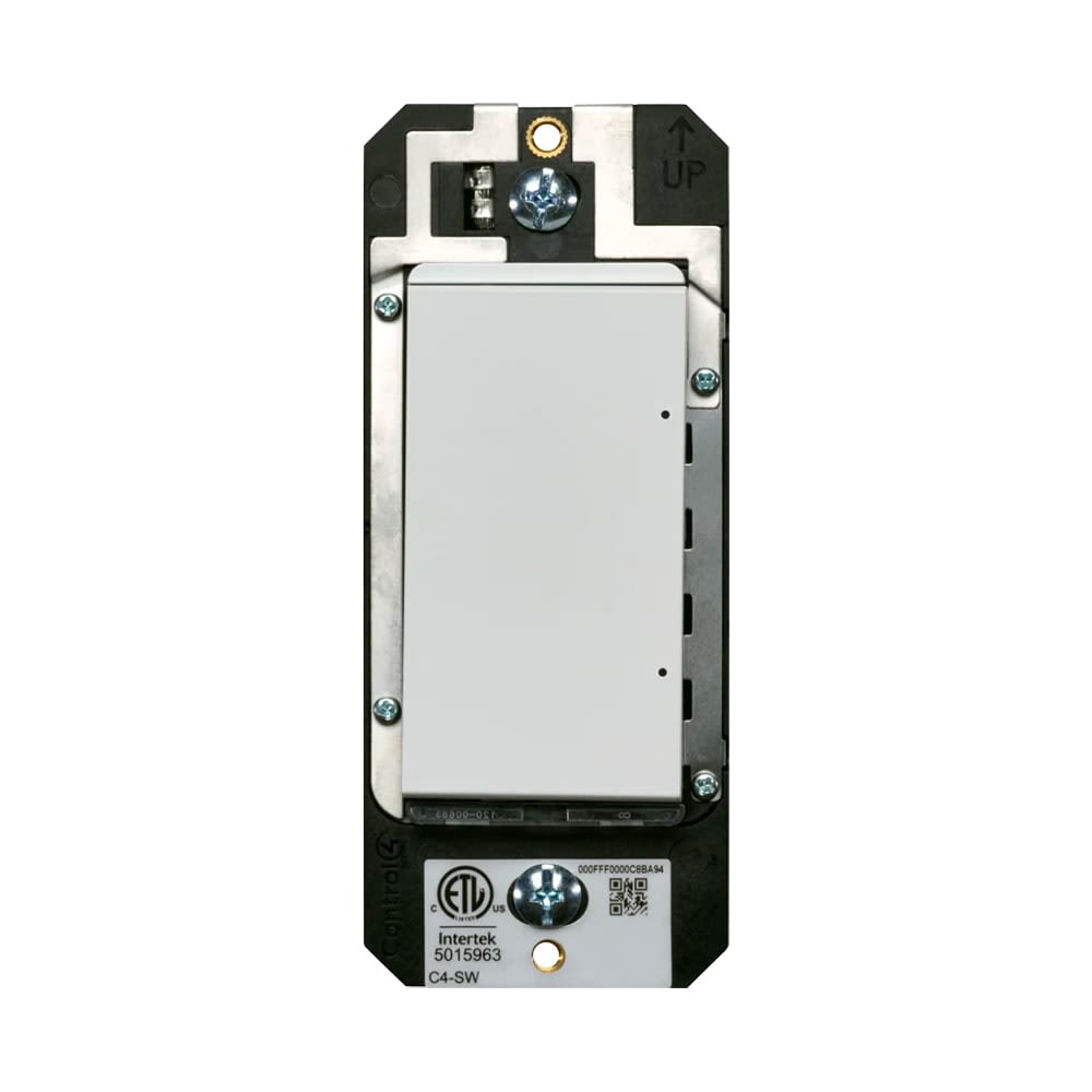 Control4 C4-SW240-C-SW, Switch, Contemporary, Snow White NCMS