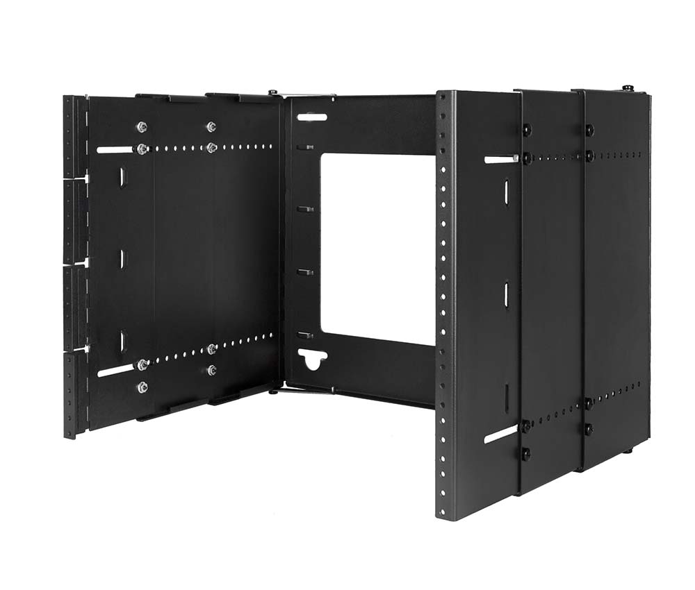 Strong SR-WM-PPH-8U-6-15, Wall-Mount Adjustable-Depth Patch Panel Rack | 8U NCMS