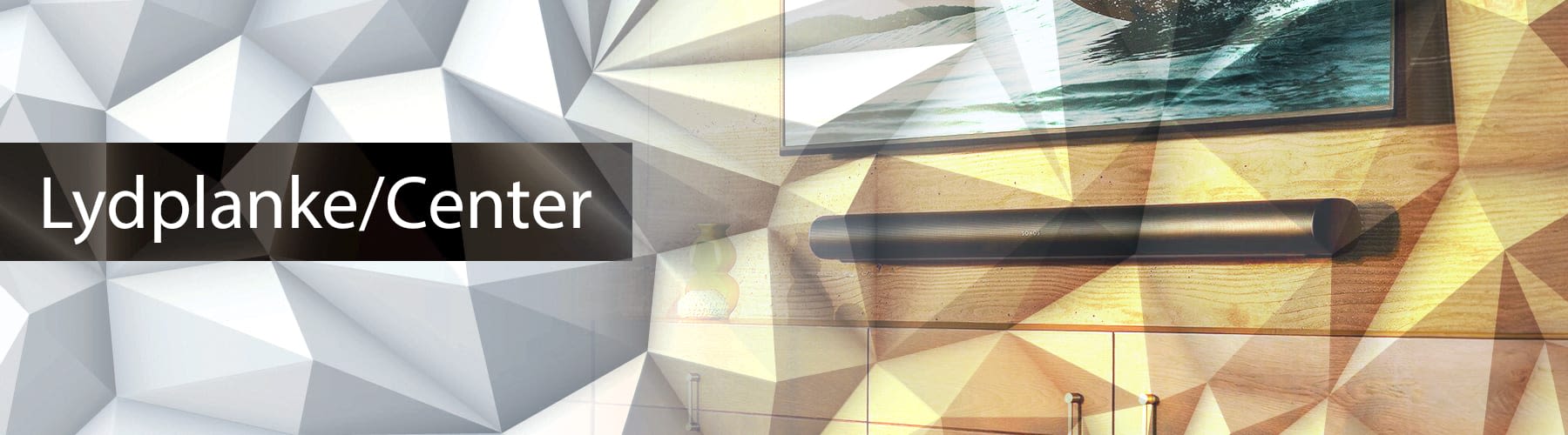 Lydplanke og senterhøyttaler fra Elac, Sonos og Triad