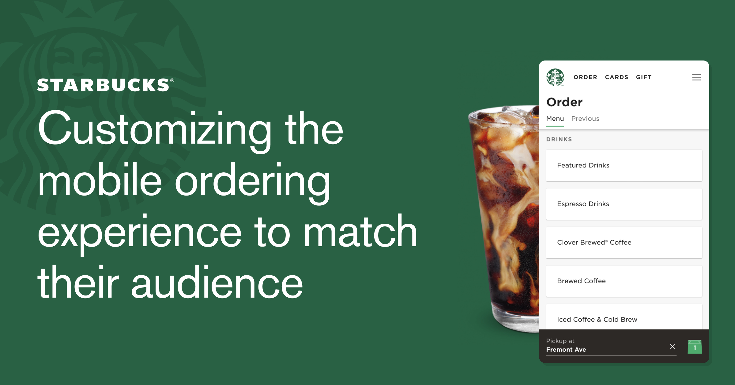 Starbucks: ordering and store locator progressive web app