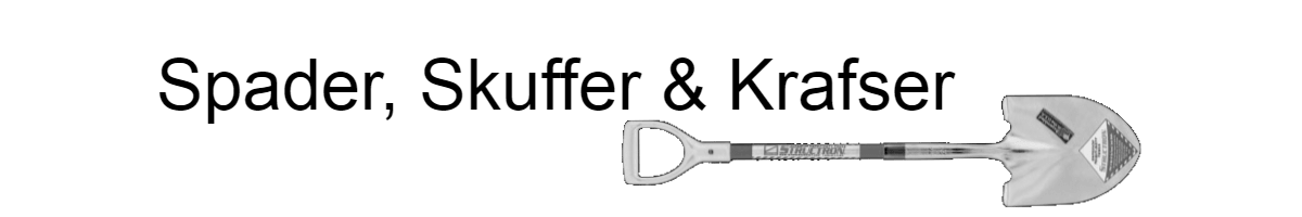 Spader, Skuffer & Krafser Velkommen