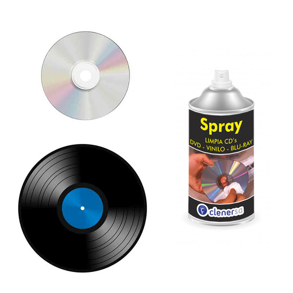 Spray limpiador CD, DVD, vinilos - Clener | Neotech Europa SL