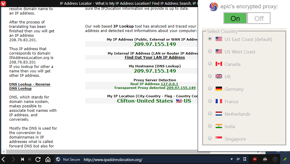 Use Epic browser’s exclusive proxy extension with Chrome or any ...