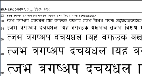 Nepali Fonts Collection