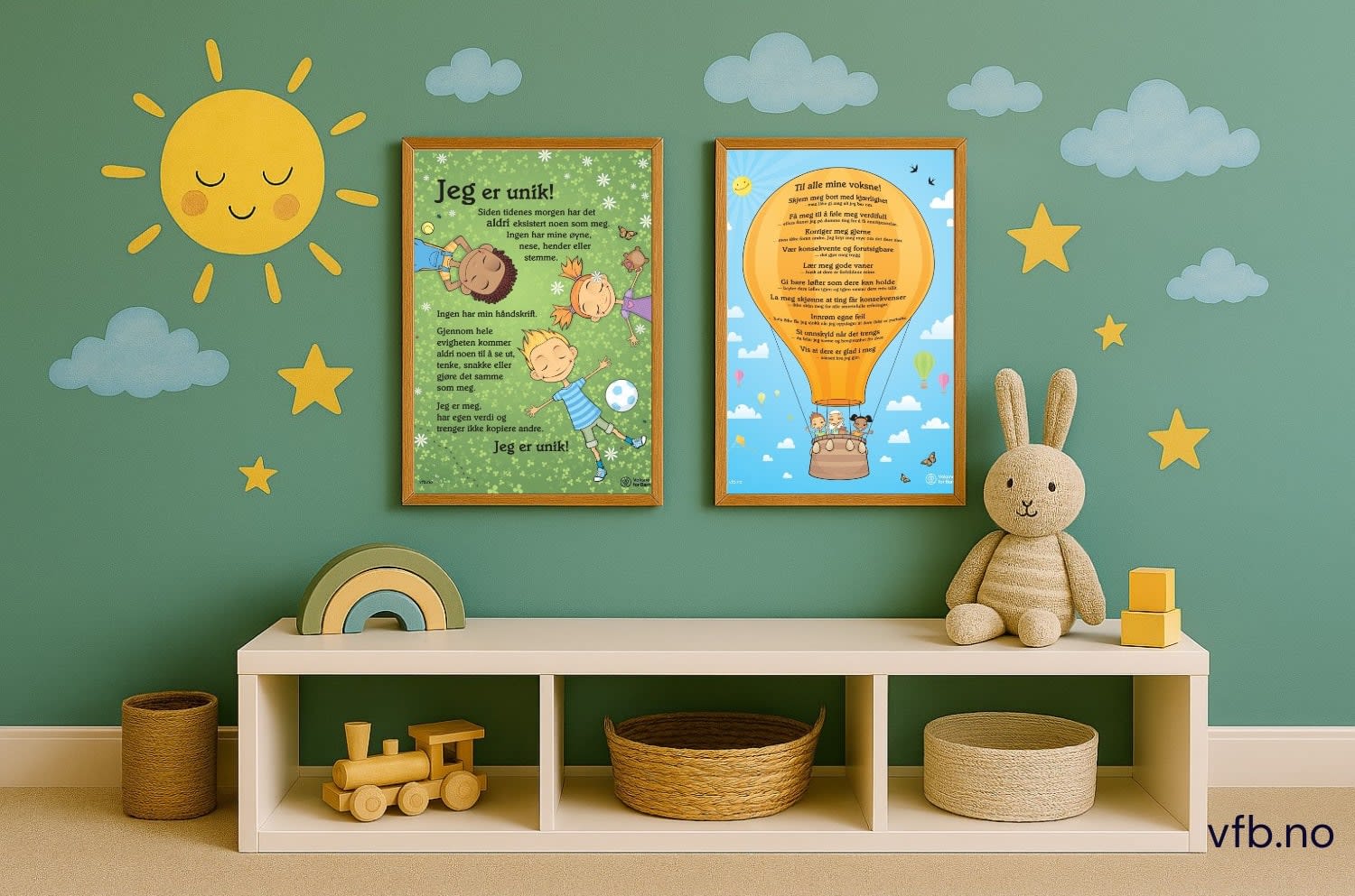 Oppmuntrende og kloke plakater