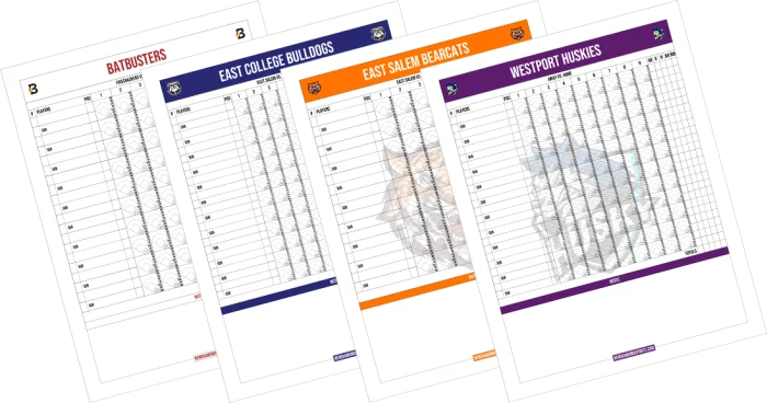 Custom Wristband Signs, Dugout Cards, Lineup Cards and More by New ...