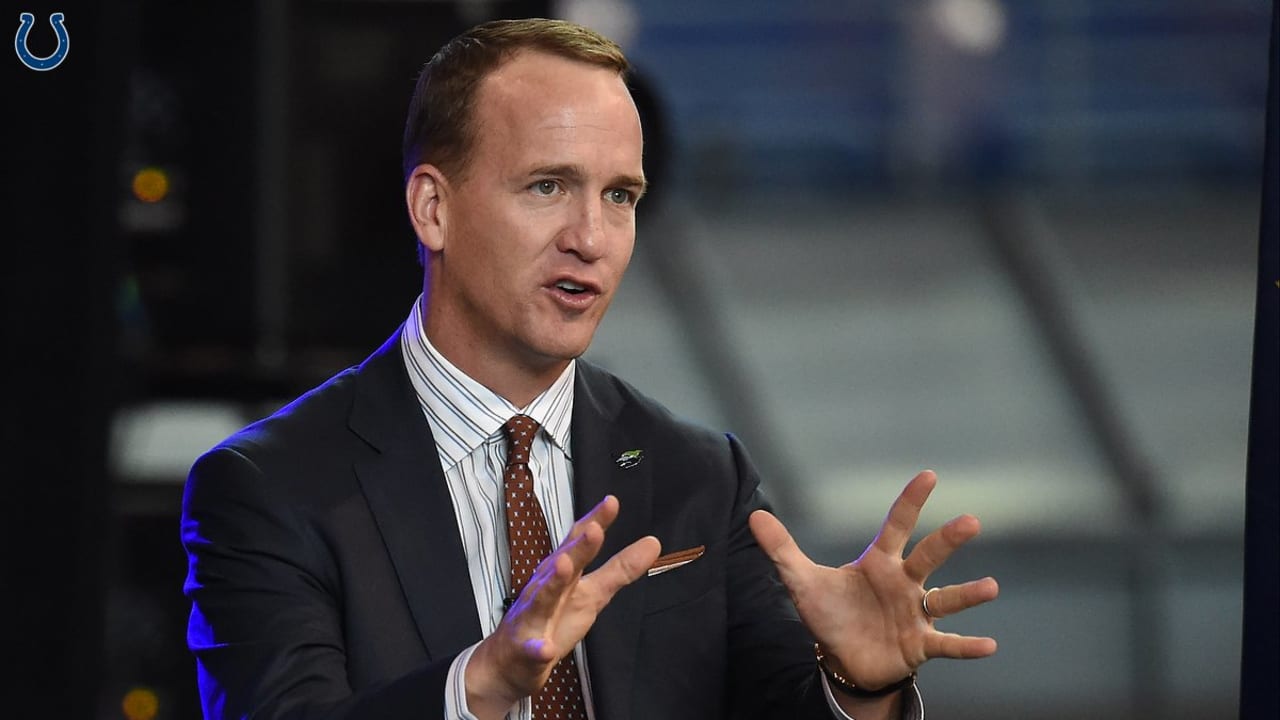 Manning at Lucas Oil Stadium