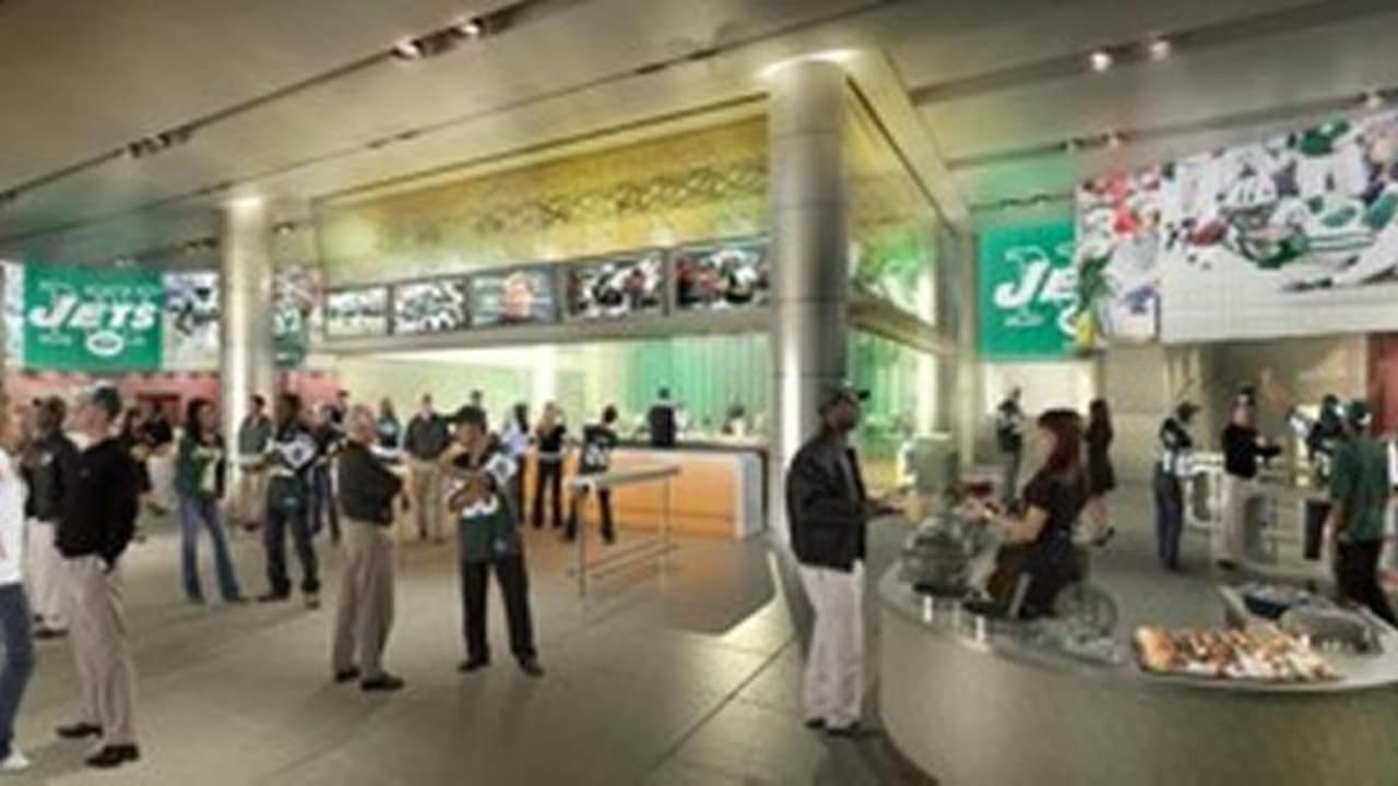New Jets Stadium Coaches Club Photos