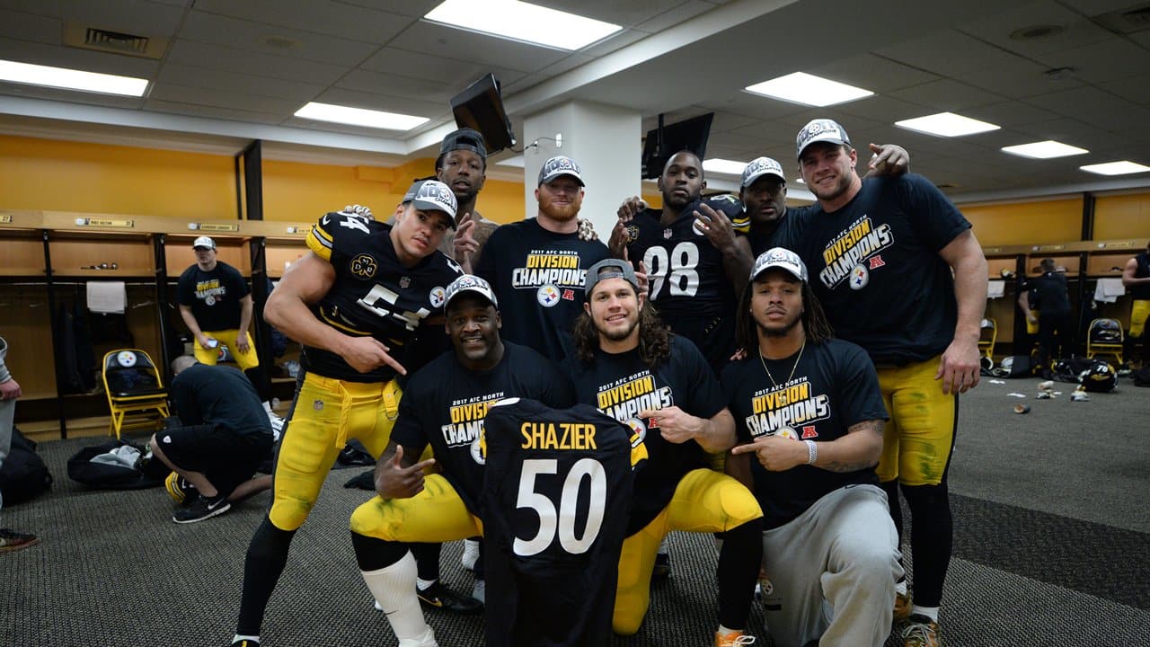 PHOTOS: Steelers celebrate winning the AFC North PHOTOS: Steelers celebrate winning the AFC North