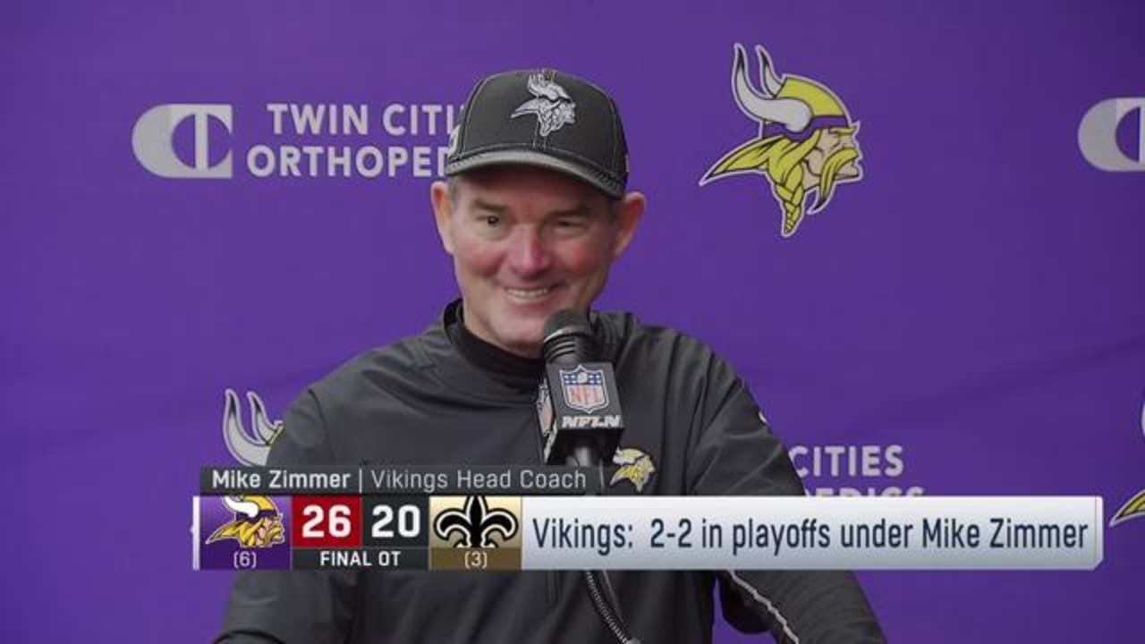 Mike Zimmer on Kirk Cousins: 'They said he can't win a playoff game'