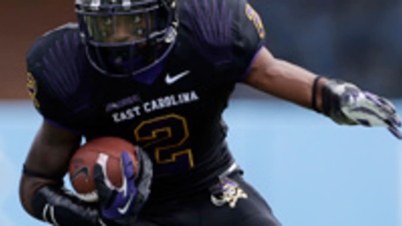 ECU coach calls receiver 'definite first-round pick'