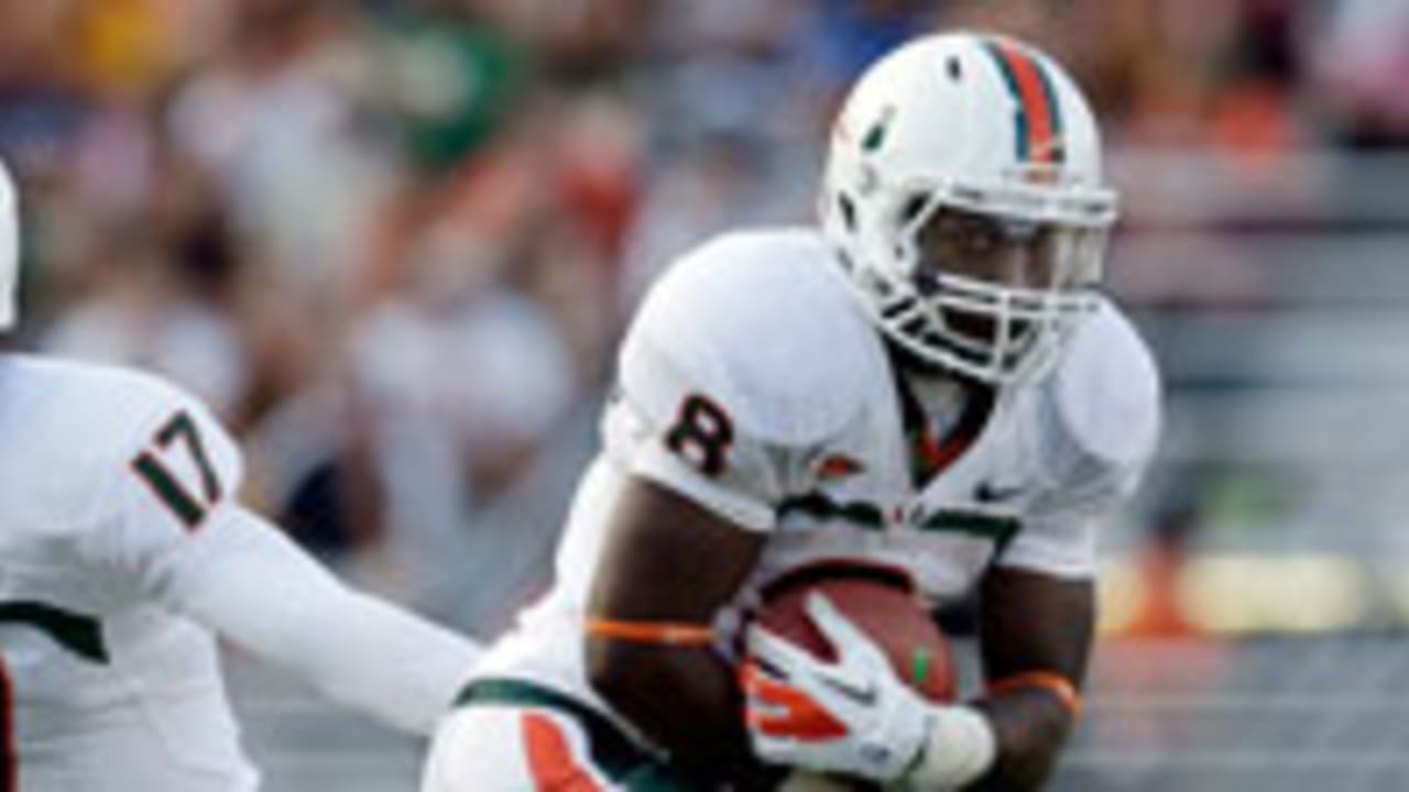 Miami's Duke Johnson is bigger, stronger -- and faster