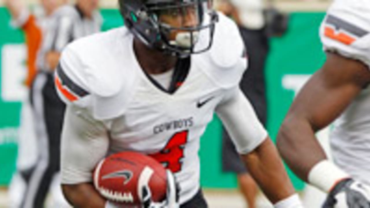 Oklahoma State's Justin Gilbert impresses with his bench press