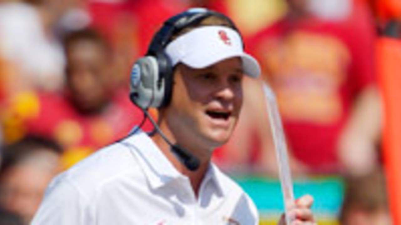 Lane Kiffin defends USC tenure in first interview since firing