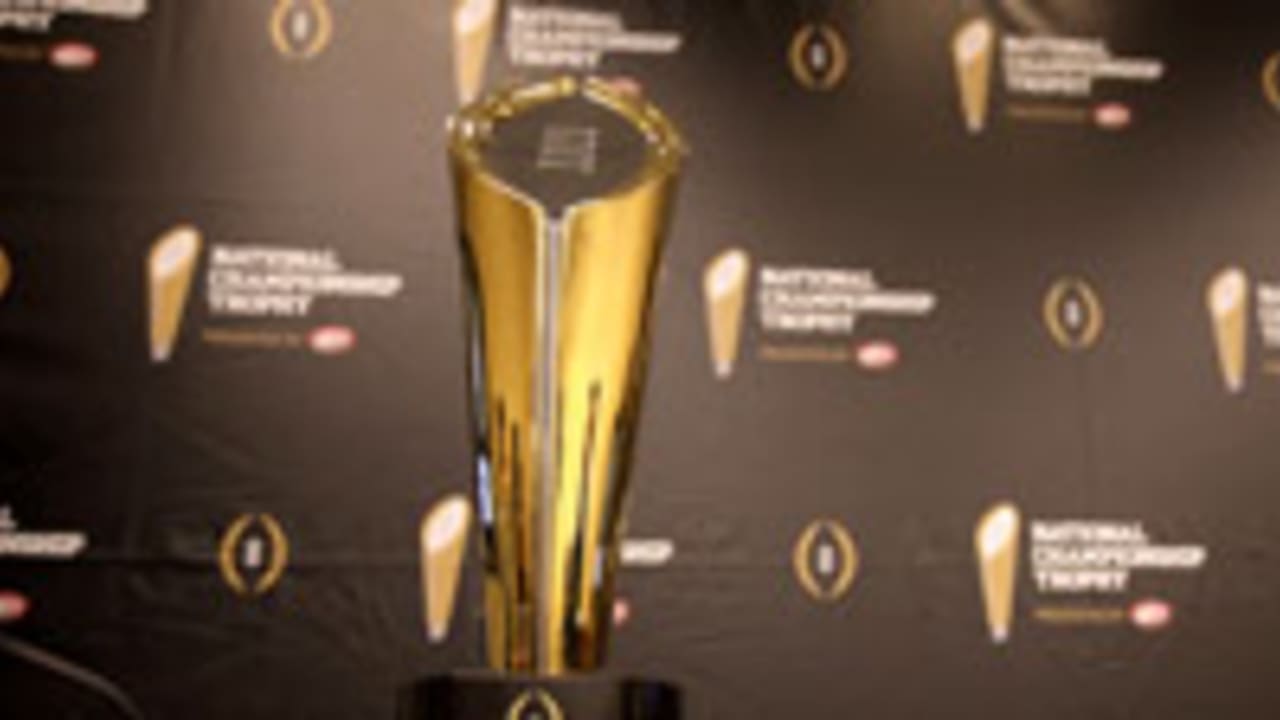 College Football Playoff organizers unveil championship trophy