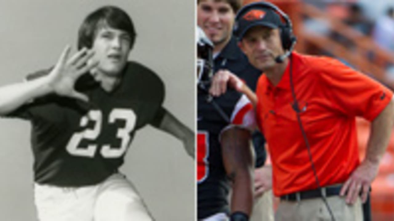 College football coaches as college players