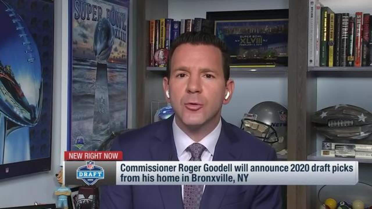 NFL Commissioner Roger Goodell to announce 2020 draft picks from his home