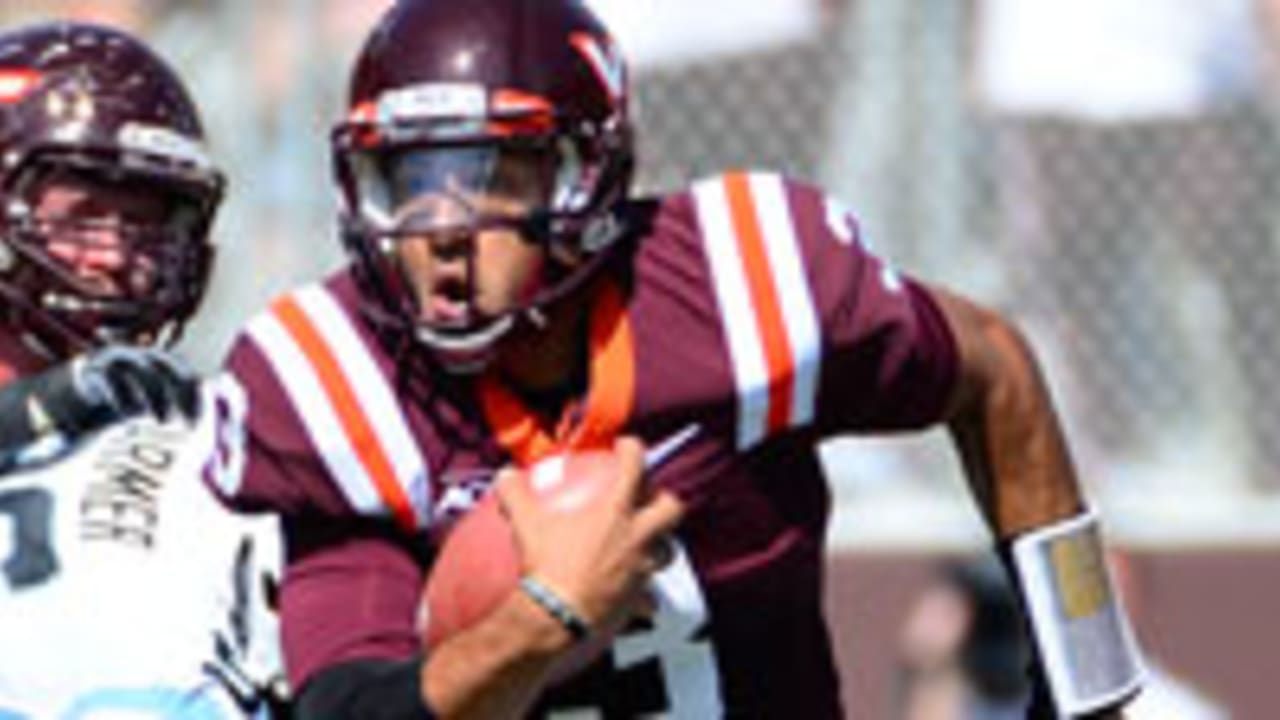 Virginia Tech's Logan Thomas throws for 293 yards, 3 TDs