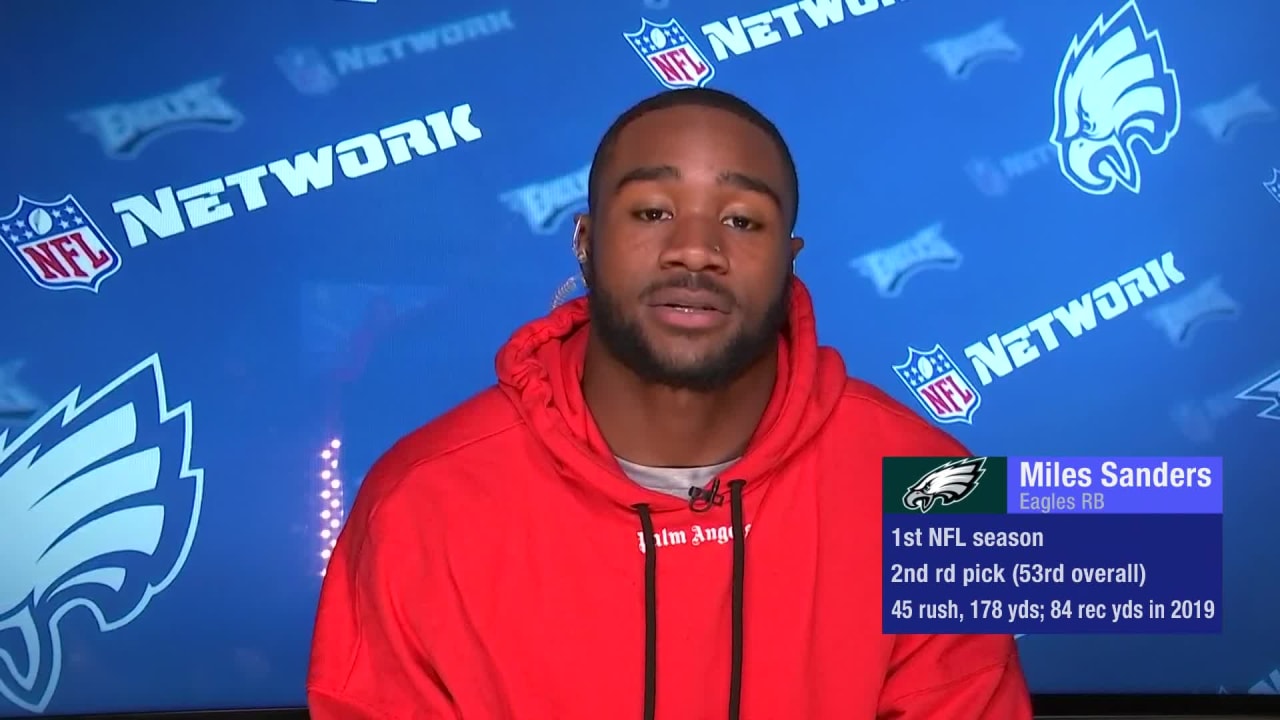 Philadelphia Eagles RB Miles Sanders reveals what he's learned from ...