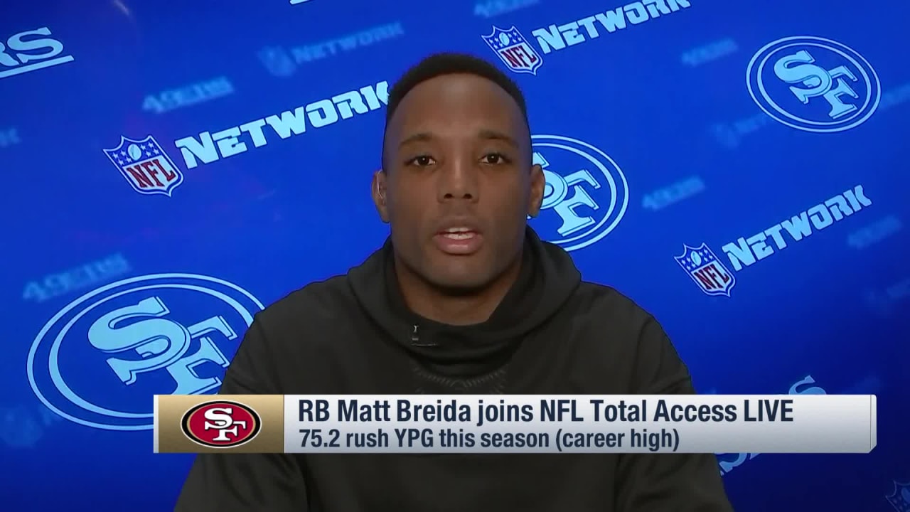 Matt Breida reacts to clocking NFL's fastest speed on TD of 2019