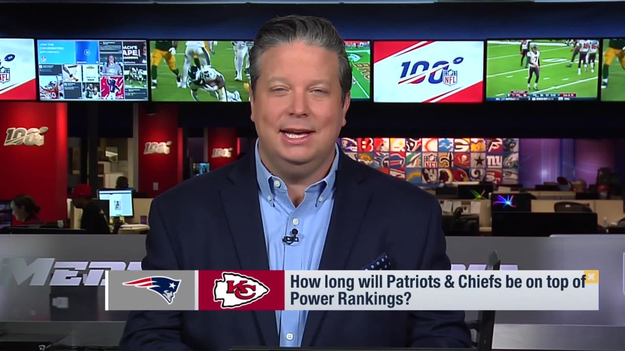 Dan Hanzus estimates how long Patriots and Chiefs will lead power rankings