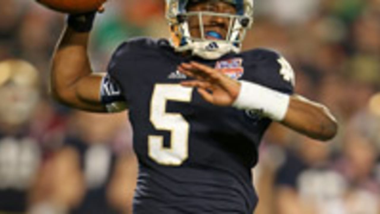 Notre Dame's Everett Golson officially re-admitted to school