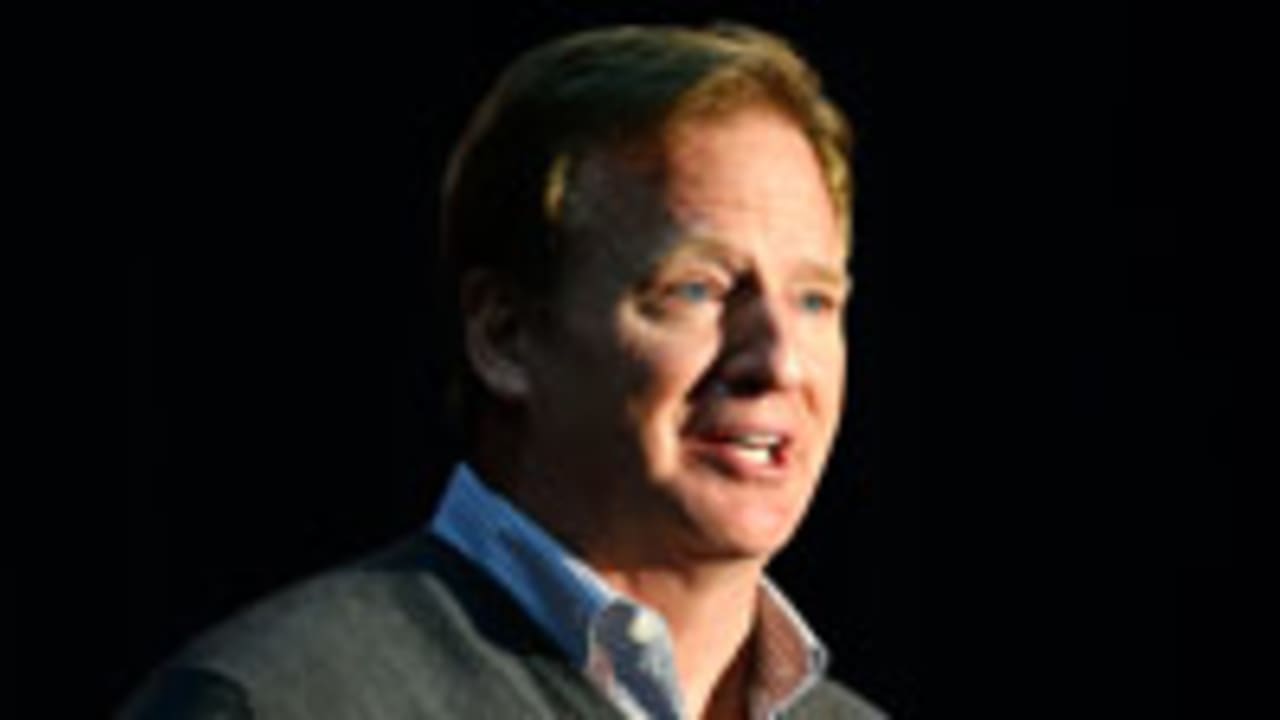 Roger Goodell thanks the fans