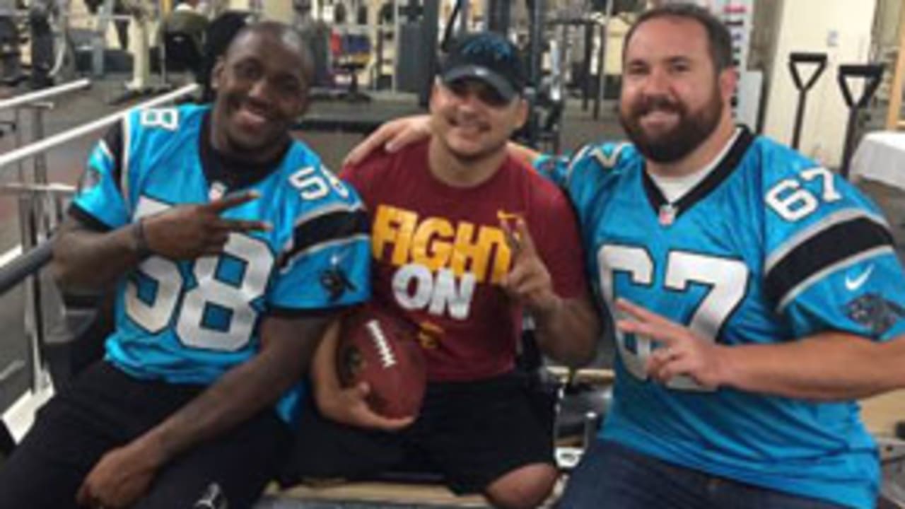 NFL Health Update: Panthers pay visit to Walter Reed Medical Center