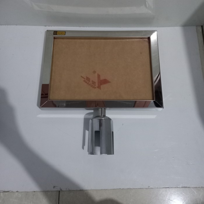 Jual Signframe A4 Landscape Signage poster papan tiang antrian ...