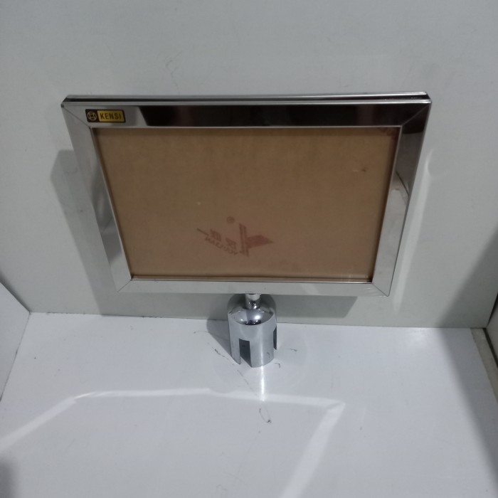 Jual Signframe A4 Landscape Signage poster papan tiang antrian ...