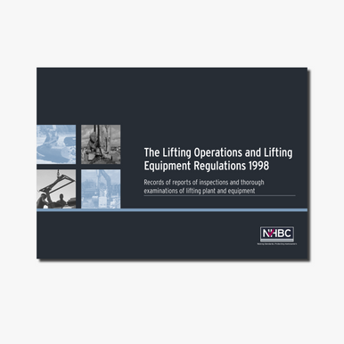 NHBC Lifting Operations Record Book | NHBC Shop - NHBC