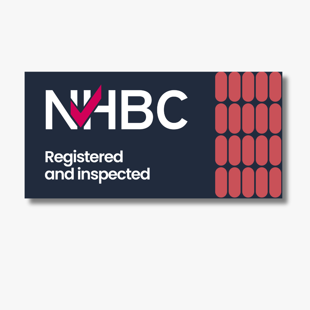 NHBC registered builder site board ( 122cm x 60cm ) - NHBC