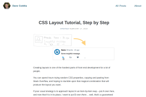 Dave Ceddia: Implementing a Mockup: CSS Layout Step by Step - Nicolas ...