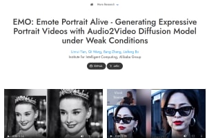 Linrui Tian, Qi Wang, Bang Zhang and Liefeng Bo : EMO: Emote Portrait Alive - Nicolas Hoizey