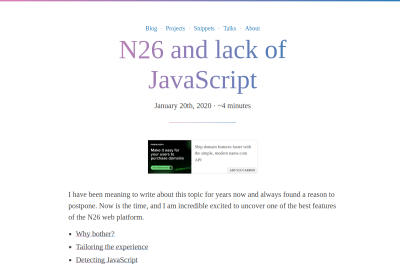 Remy Sharp: Please disable JavaScript to view this site - Nicolas Hoizey