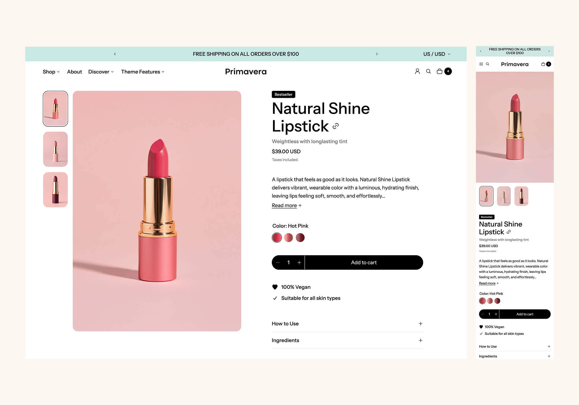 We launched our first Shopify theme - Nic Chan