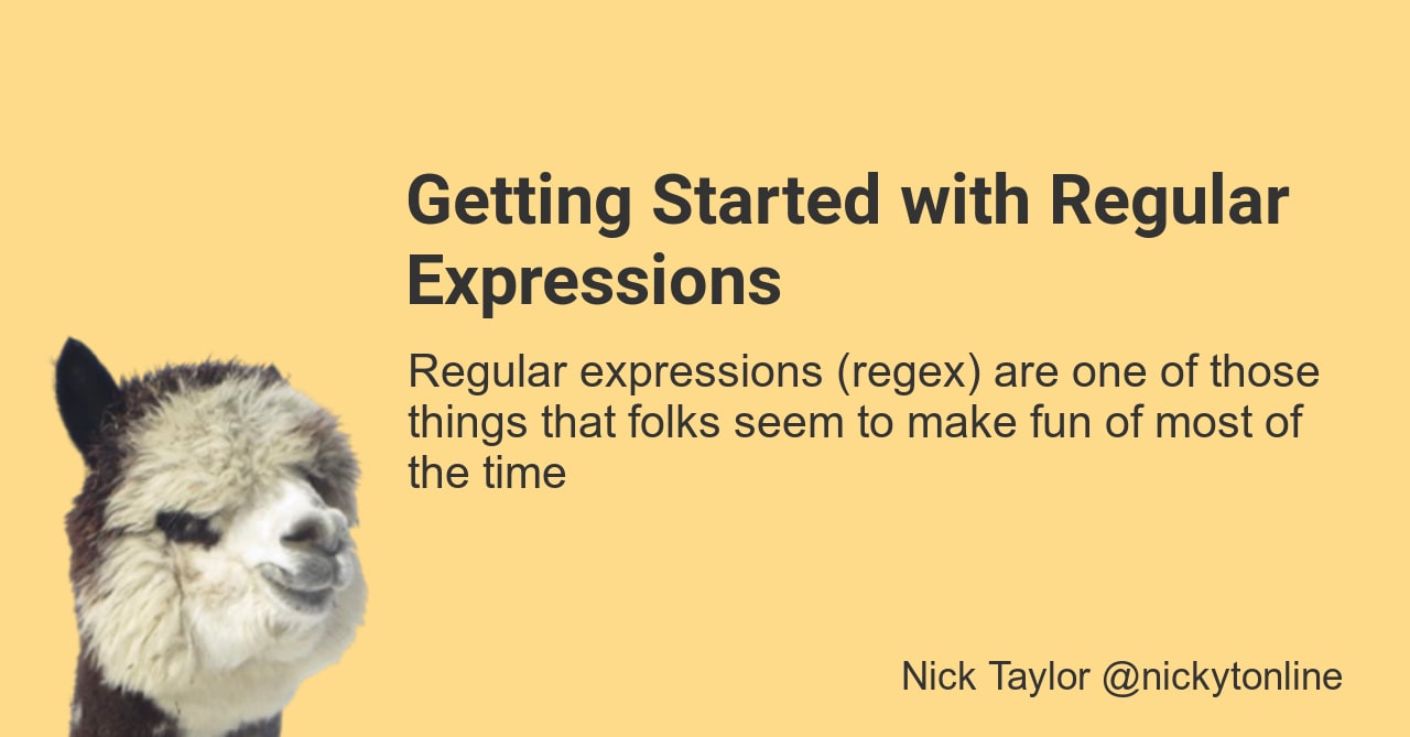 Getting Started with Regular Expressions - Just Some Dev