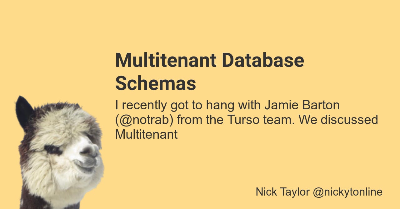 Multitenant Database Schemas Just Some Dev 