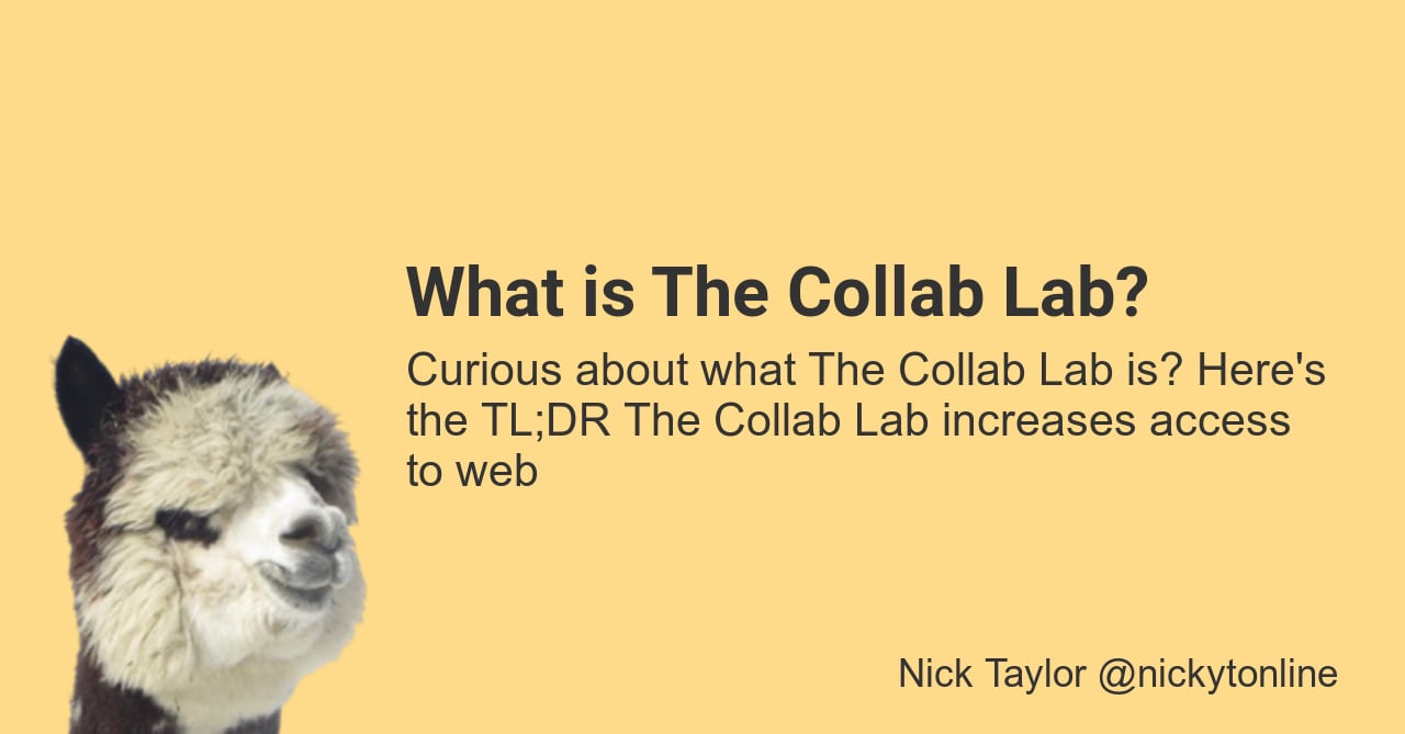 What is The Collab Lab? - Just Some Dev
