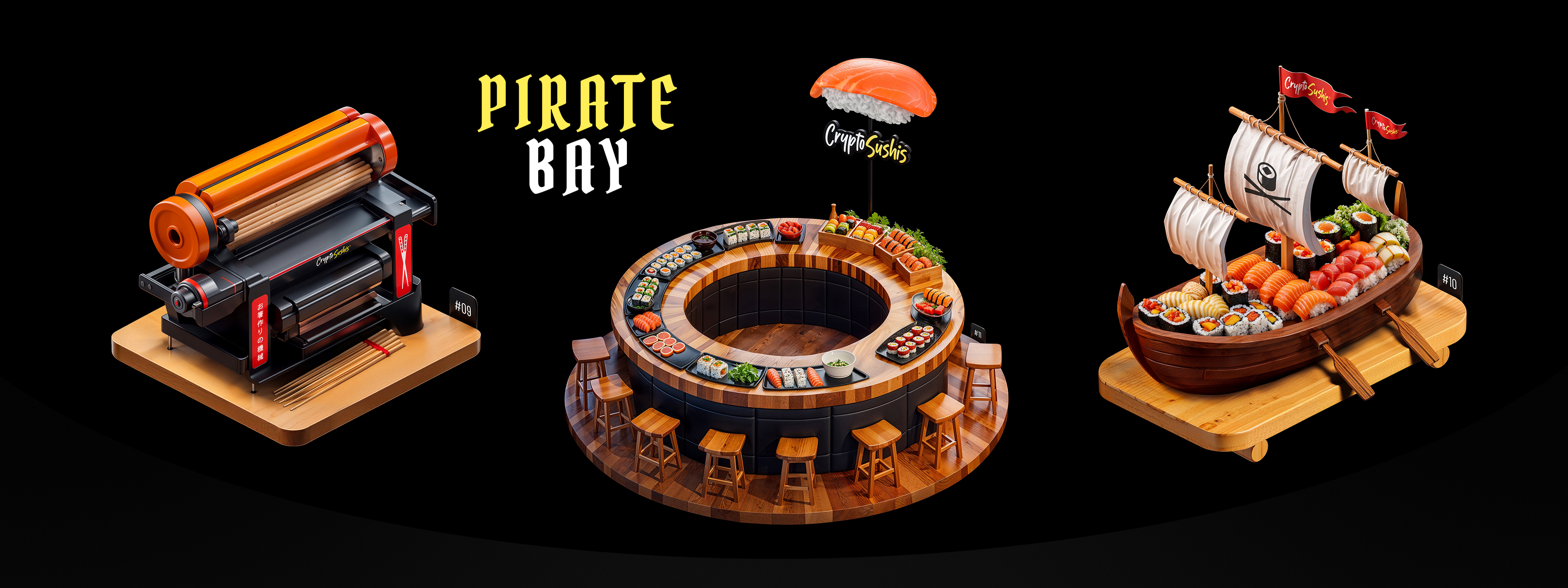 CryptoSushis Inc. - Pirate Bay