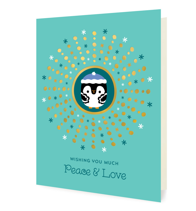 Penguin - Box of 8 ‹ Holiday « Night Owl Paper Goods — Stationery ...